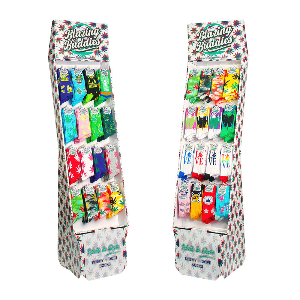 Blazing Buddies Floor Shipper Display - 96 Pairs — Drip Drop Distro